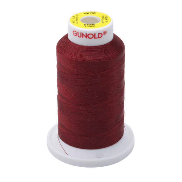 Gunold Embroidery Thread - POLY 60 - 1000m - 61035 - Dark Burgundy ...