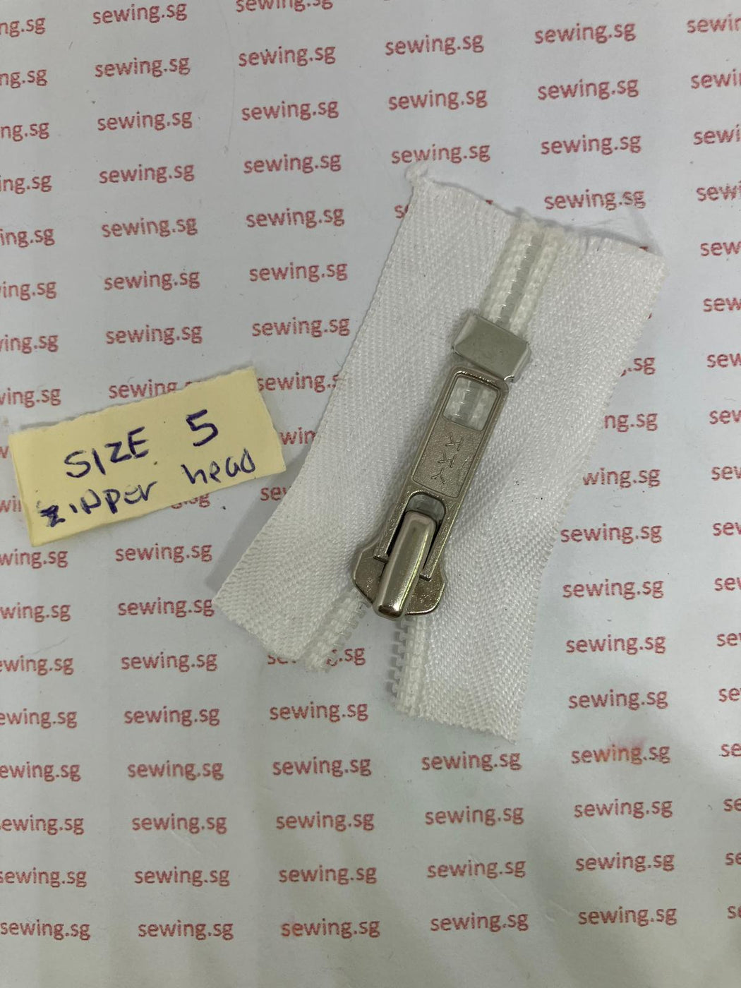 Zip Head; Auto Lock Zipper head; Size 5. — Ban Soon Sewing Machine Pte Ltd