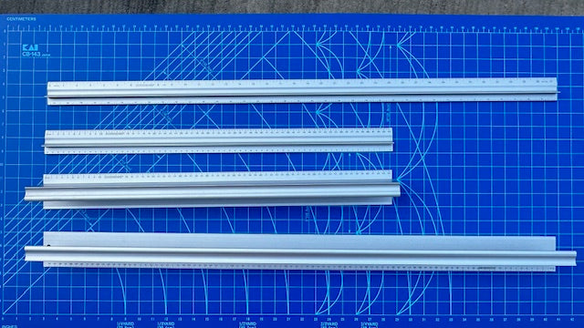 Stainless Steel Edge Safety Ruler & Cutting Ruler for Straight & Pinki ...