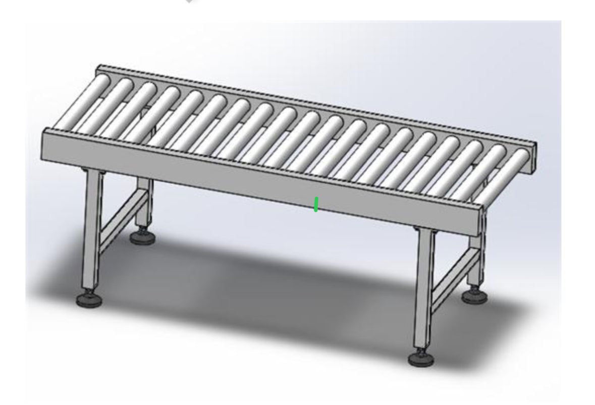 Roller Platform, adjustable height. Table with Stainless Steel rollers ...