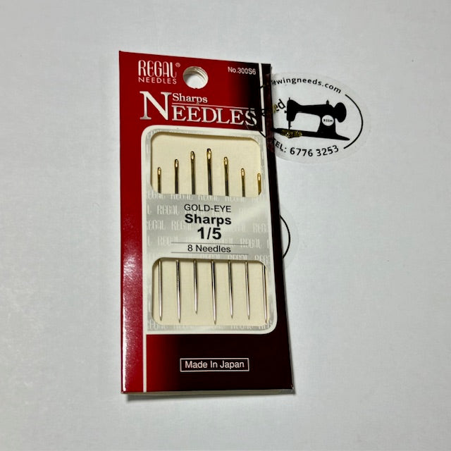 Sharps 1/5 | 8 Needles / Hand Needles Made In Japan — Ban Soon Sewing ...