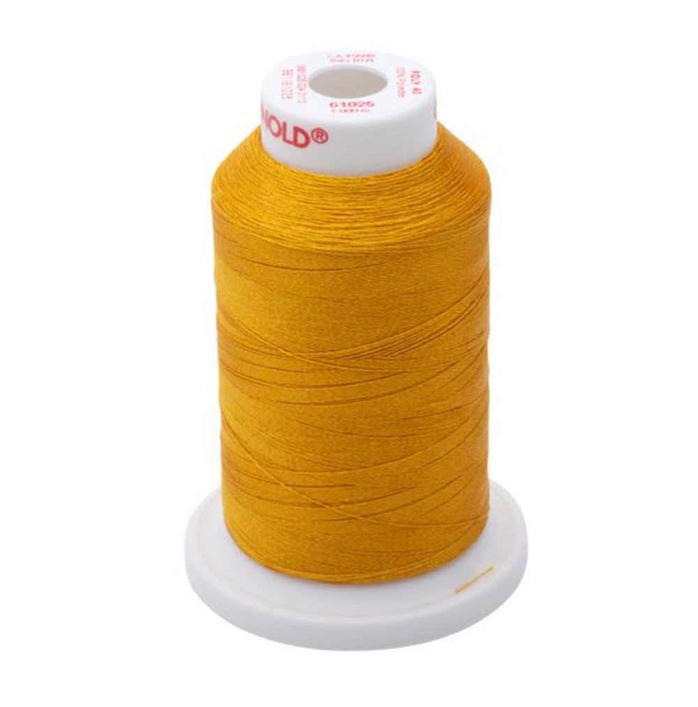 Gunold Embroidery Thread - POLY 40 - 1000m - 61025 - Mine Gold — Ban ...