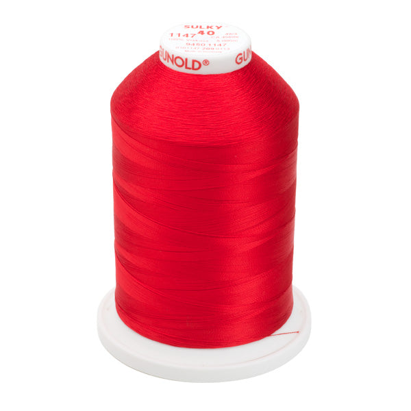 Gunold Rayon Embroidery Thread - Sulky 40 - 5000m - 1147 - Christmas R ...