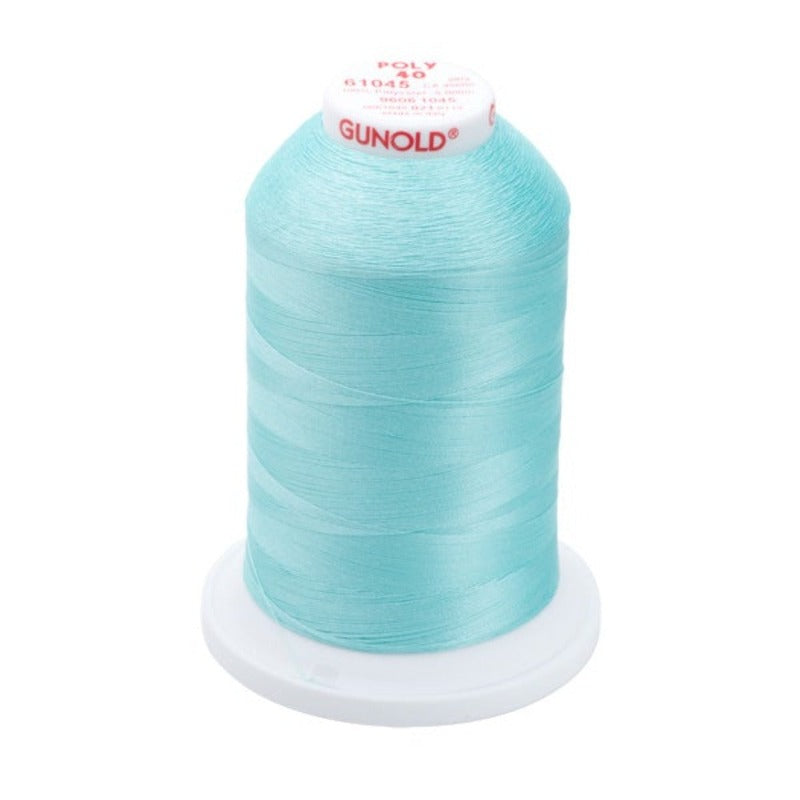 Gunold Embroidery Thread - POLY 40 - 5000m - 61045 Light Teal (Mint Co ...