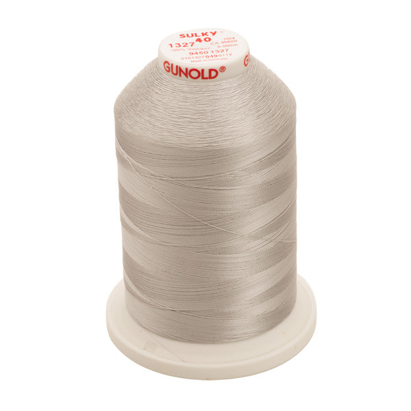 Gunold Rayon Embroidery Thread - Sulky 40 - 5000m - 1327 - Dk. Whisper ...