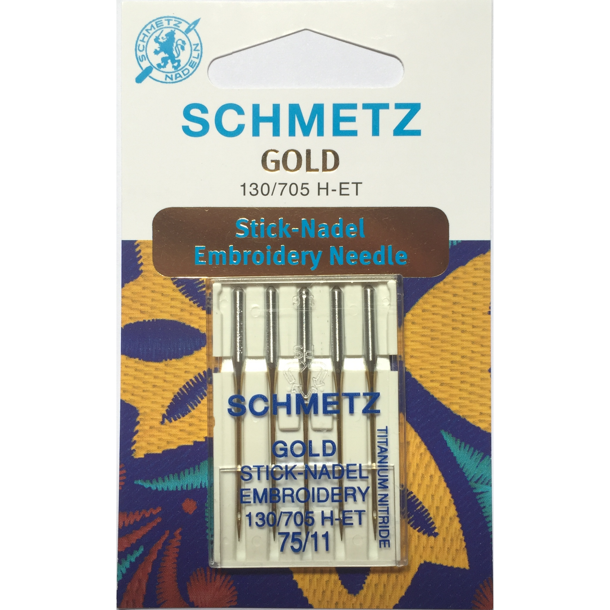 Schmetz Gold Embroidery Needles [Recommended for Embroidery] — Ban Soon ...