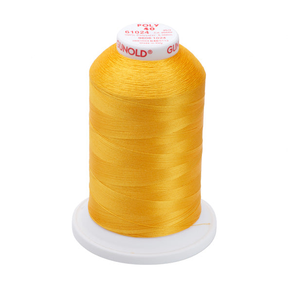 Gunold Embroidery Thread - POLY 40 - 5000m - 61024 - Goldenrod — Ban ...