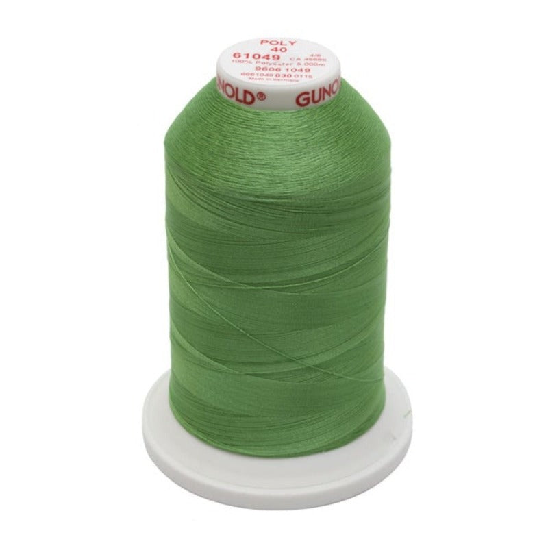 Gunold Embroidery Thread - POLY 40 - 5000m - 61049 - Grass Green — Ban ...