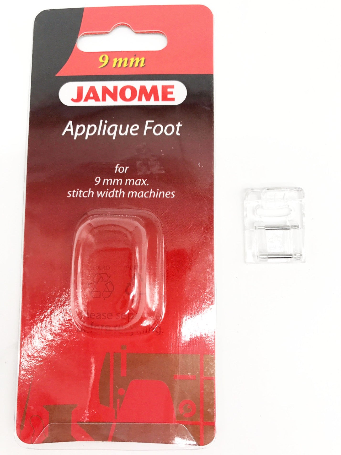 Janome Applique Foot (AP) - 9mm (Original) — Ban Soon Sewing Machine ...