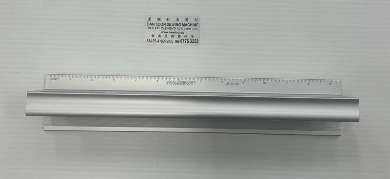 ALUMINUM CUTTING RULER "13.5"inch(345mm) — Ban Soon Sewing Machine Pte Ltd