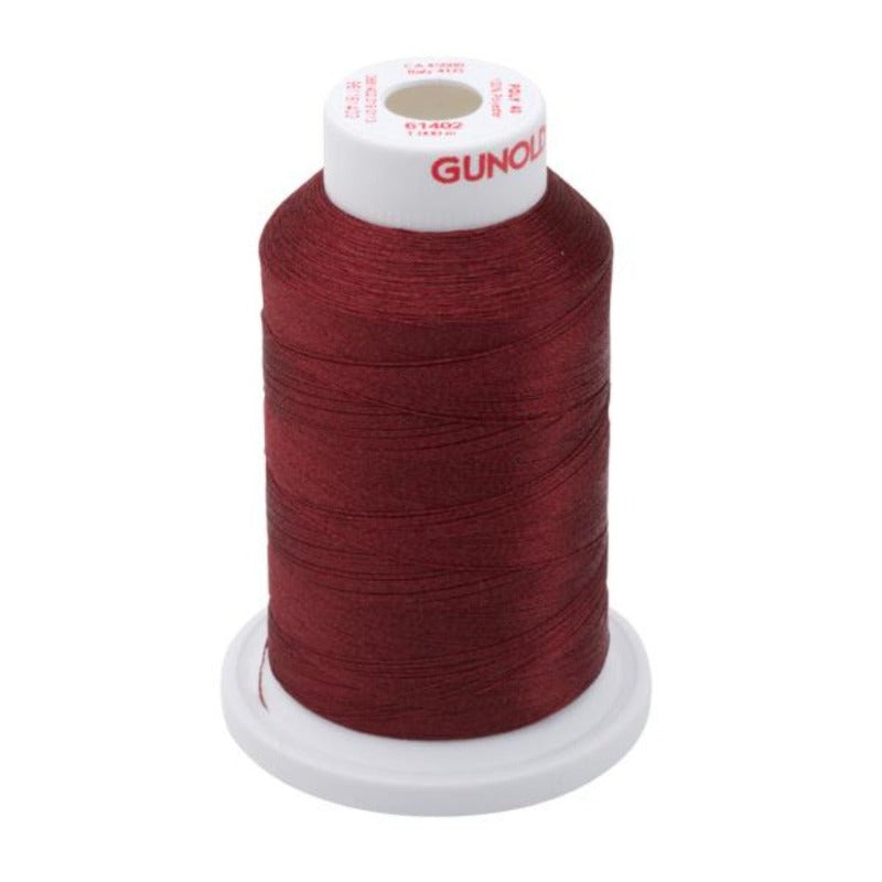 Gunold Embroidery Thread - POLY 40 - 1000m - 61402 - Claret — Ban Soon ...