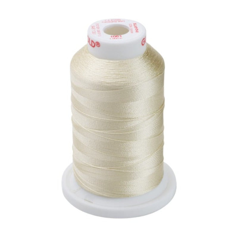 Gunold Embroidery Thread - SULKY 40 - 1000m - 1061 - Pale Yellow — Ban ...